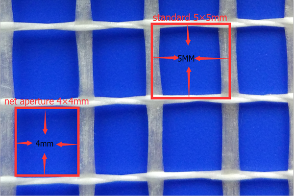 5×5mm and 4×4mm hole size – China Fiberglass Mesh Factory,Fiberglass ...